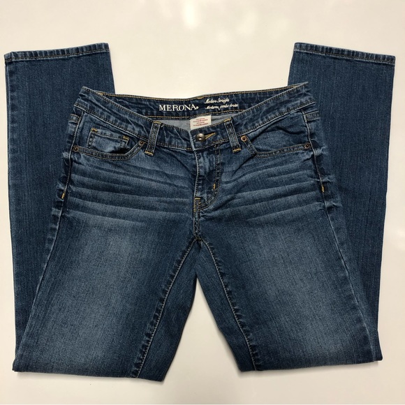 Merona | Jeans | Merona Modern Straight Leg Low Risesize 4 | Poshmark